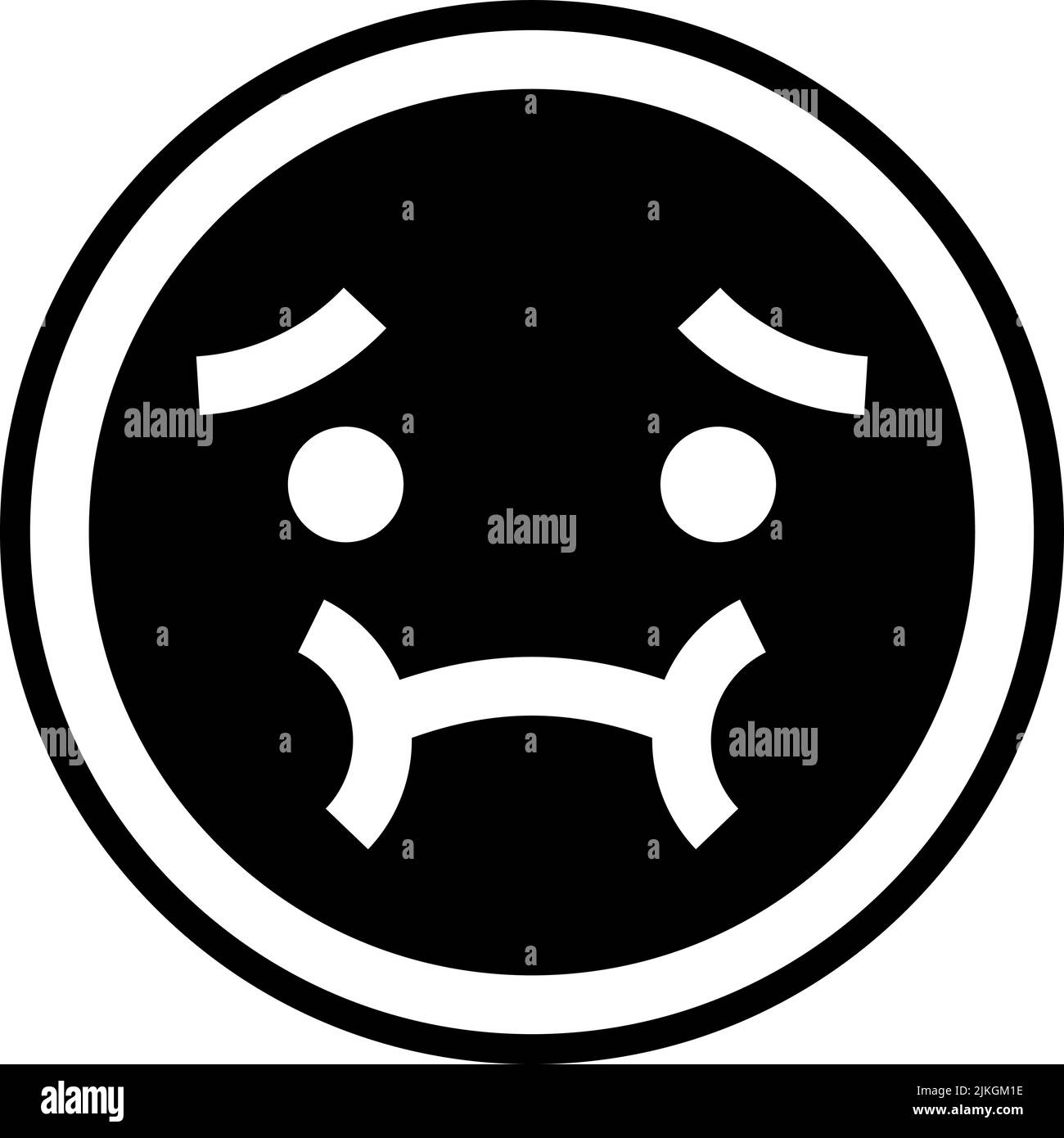 sick icon black vector illustration Stock Vector Image & Art - Alamy