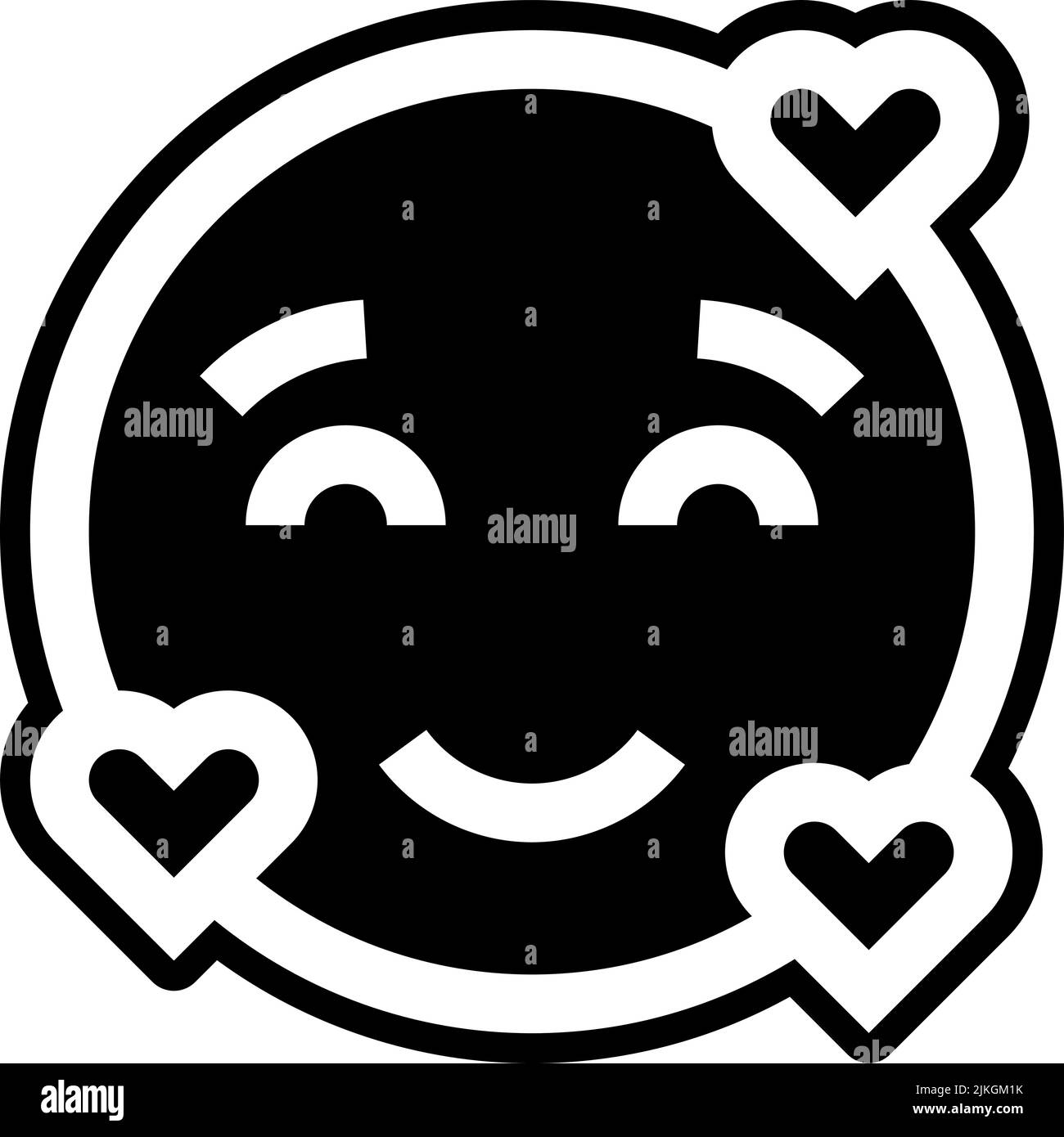 in love icon black vector illustration Stock Vector Image & Art - Alamy