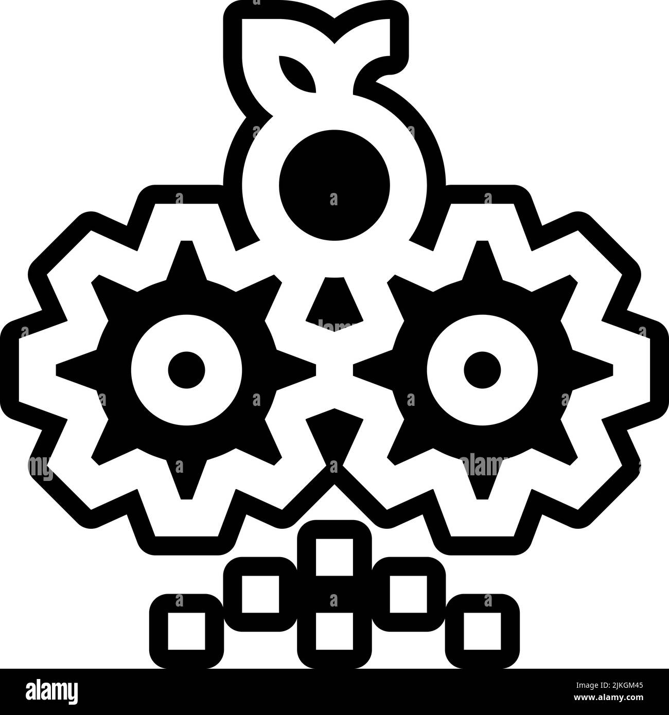 crusher icon black vector illustration Stock Vector Image & Art - Alamy