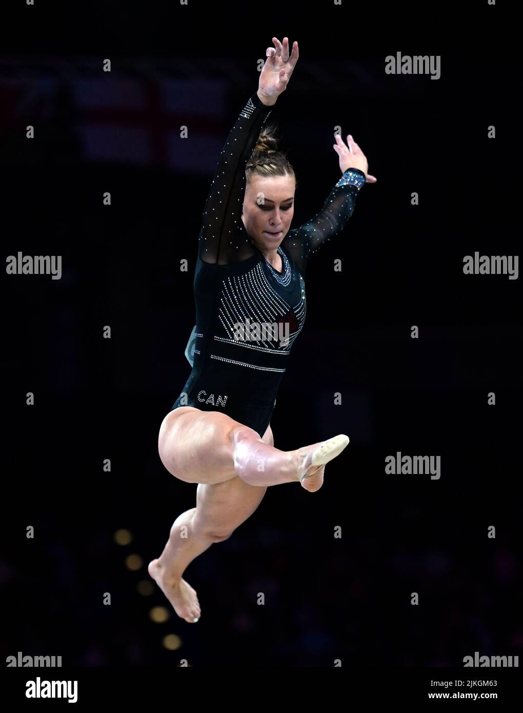 Canada’s Emma Spence competes in the Women's Balance Beam Final at ...