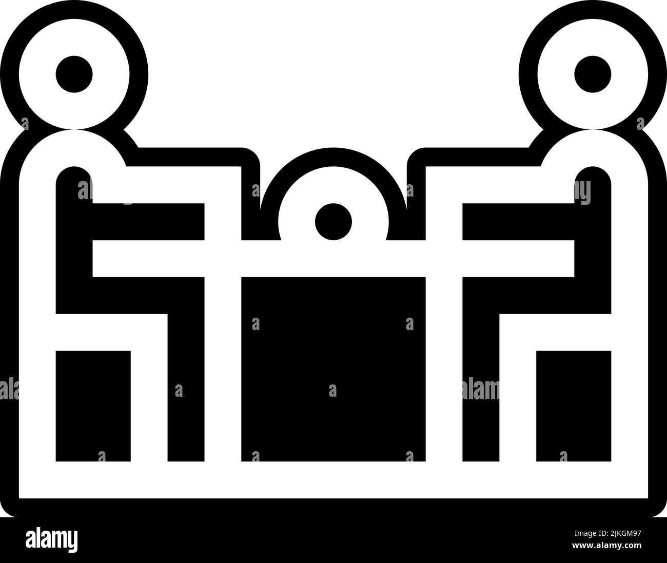 fortune teller icon black vector illustration Stock Vector Image & Art ...