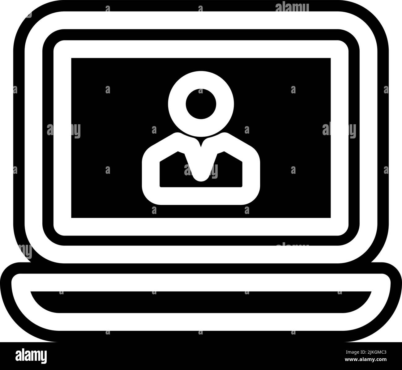 user icon black vector illustration Stock Vector Image & Art - Alamy