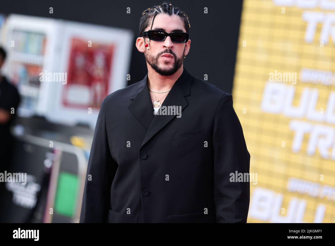 WESTWOOD, LOS ANGELES, CALIFORNIA, USA - AUGUST 01: Puerto Rican rapper ...