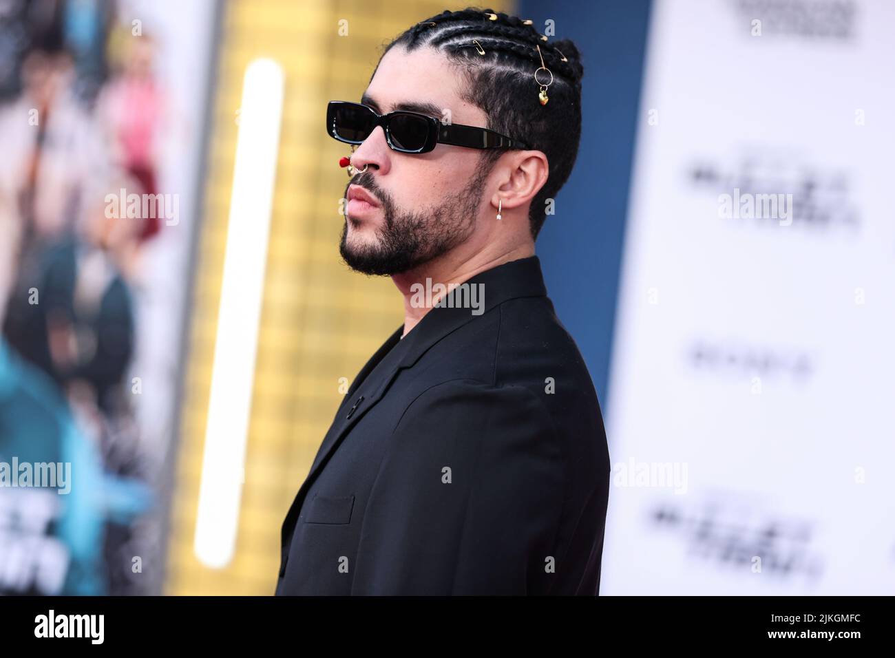 WESTWOOD, LOS ANGELES, CALIFORNIA, USA - AUGUST 01: Puerto Rican rapper ...