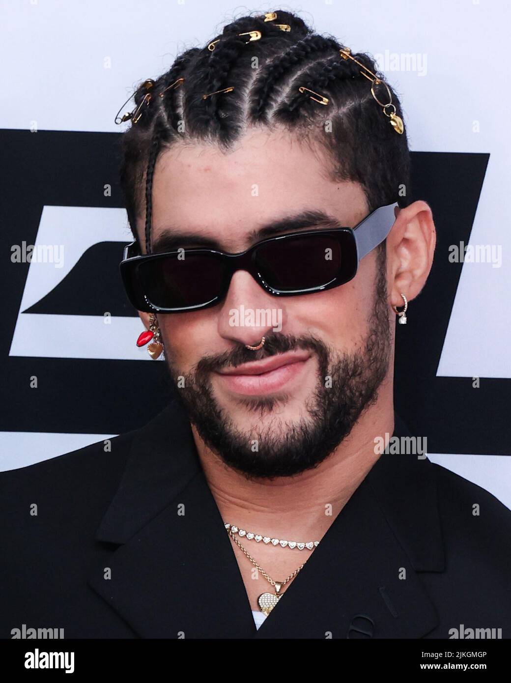 WESTWOOD, LOS ANGELES, CALIFORNIA, USA - AUGUST 01: Puerto Rican rapper ...