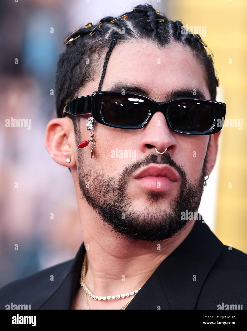 WESTWOOD, LOS ANGELES, CALIFORNIA, USA - AUGUST 01: Puerto Rican rapper ...