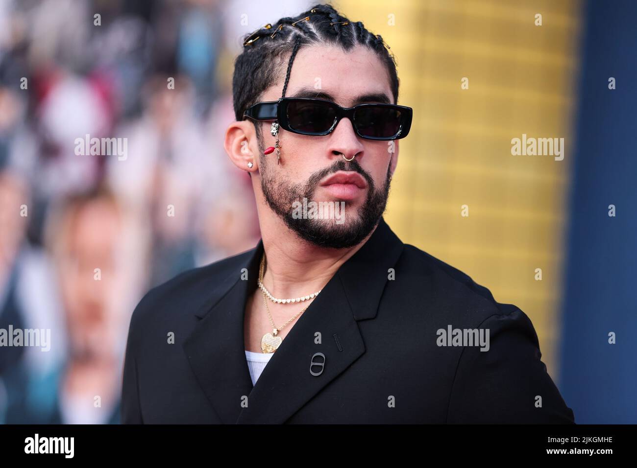 WESTWOOD, LOS ANGELES, CALIFORNIA, USA - AUGUST 01: Puerto Rican rapper ...