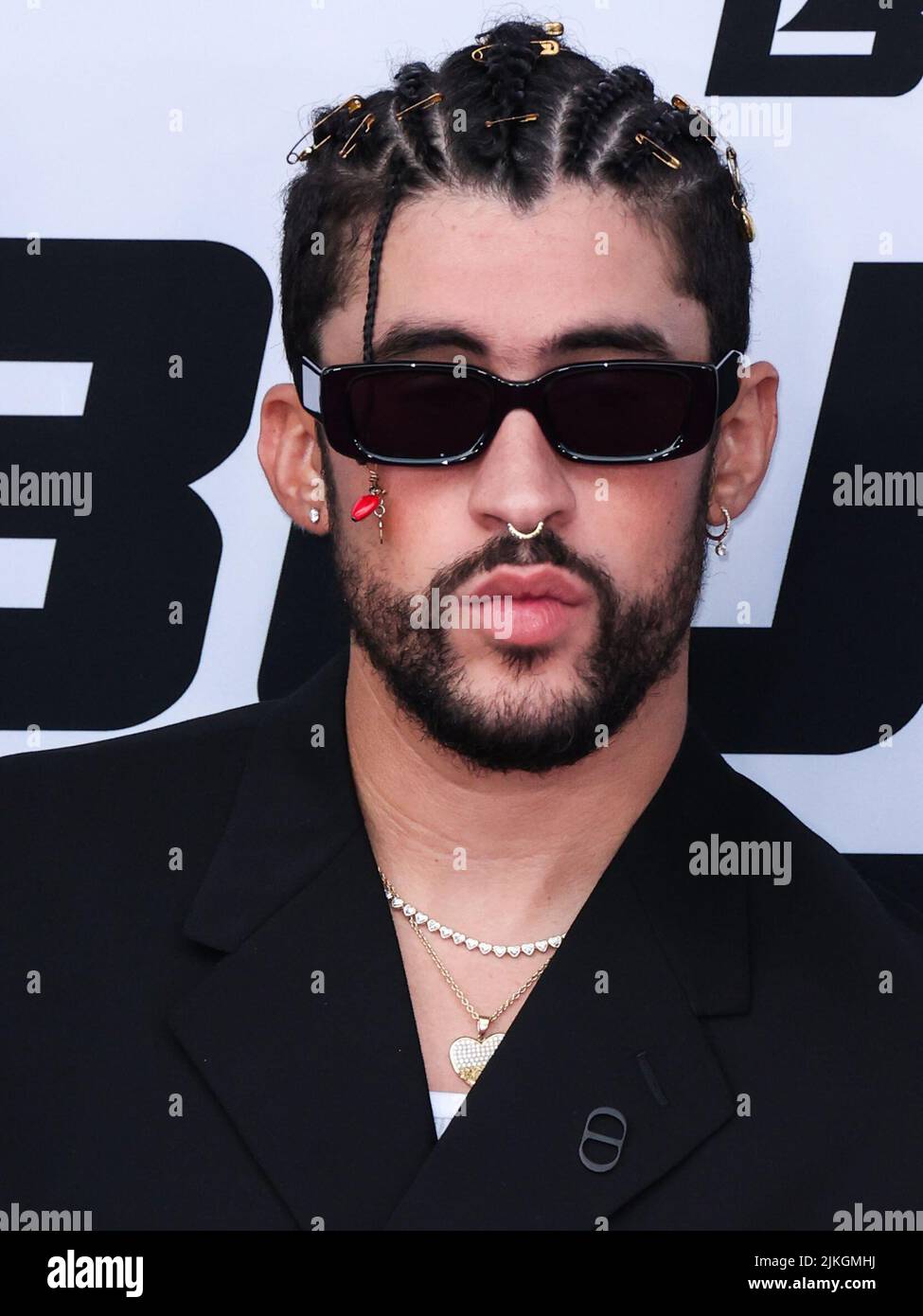 WESTWOOD, LOS ANGELES, CALIFORNIA, USA - AUGUST 01: Puerto Rican rapper ...