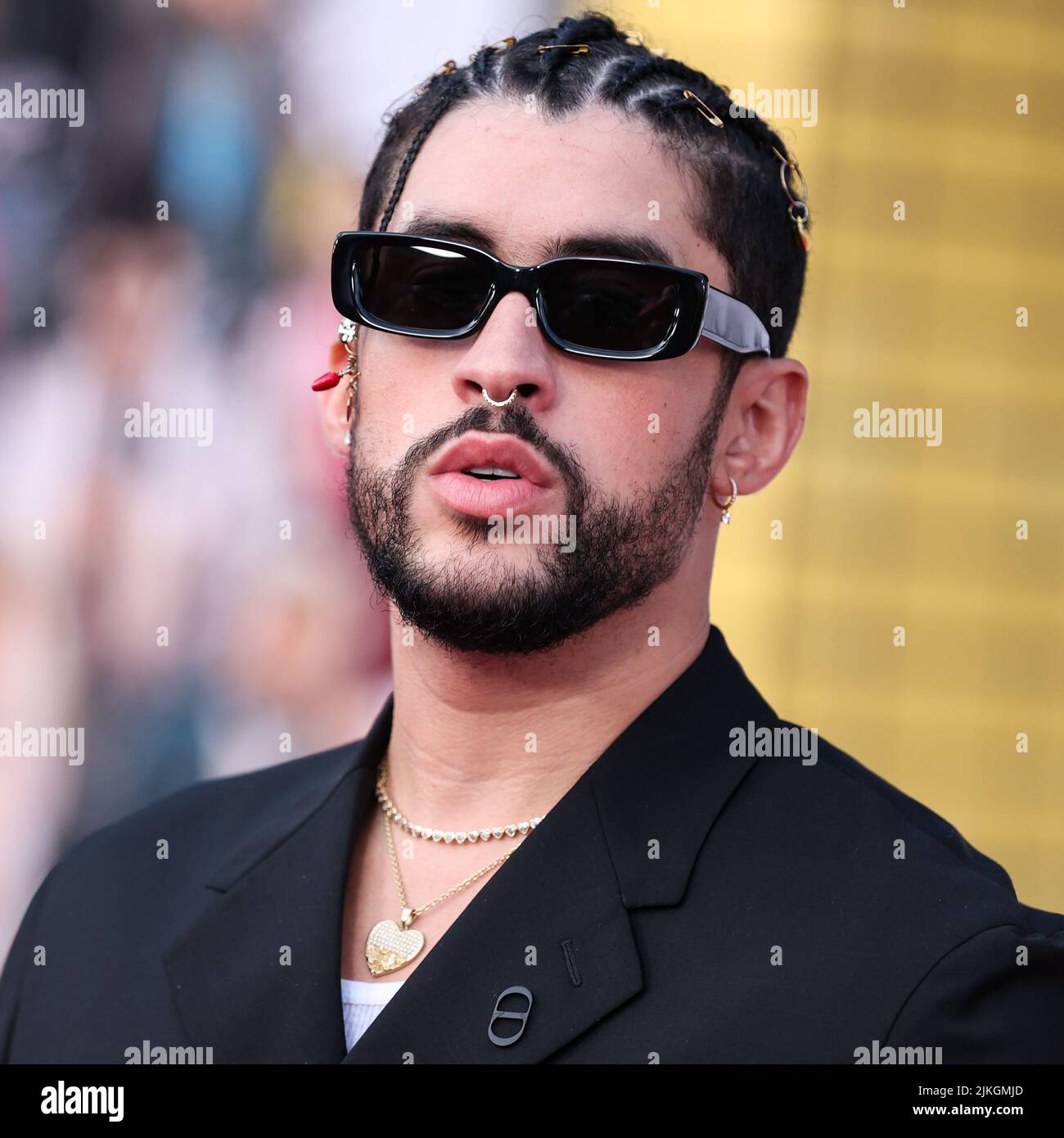 WESTWOOD, LOS ANGELES, CALIFORNIA, USA - AUGUST 01: Puerto Rican rapper ...