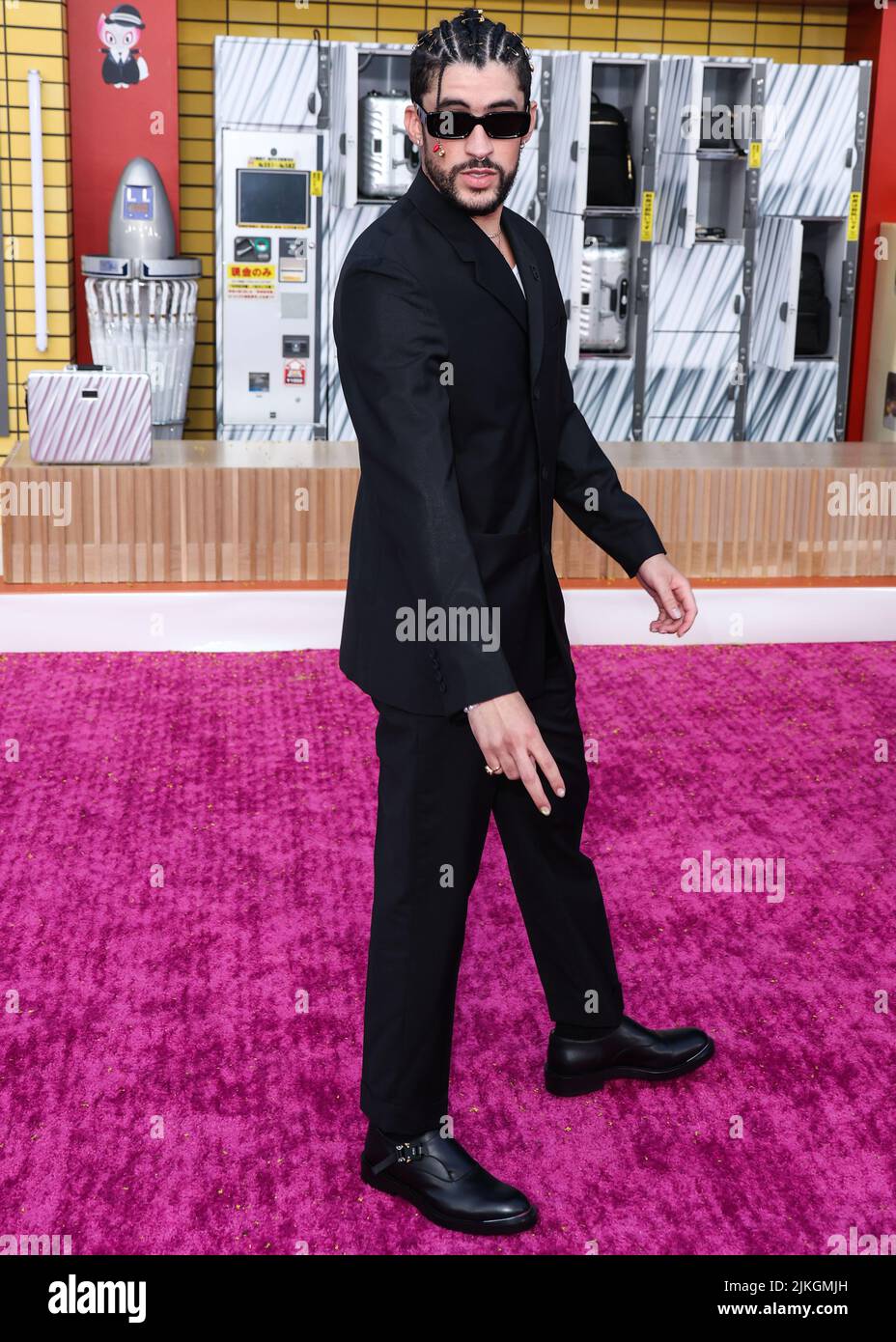 WESTWOOD, LOS ANGELES, CALIFORNIA, USA - AUGUST 01: Puerto Rican rapper ...