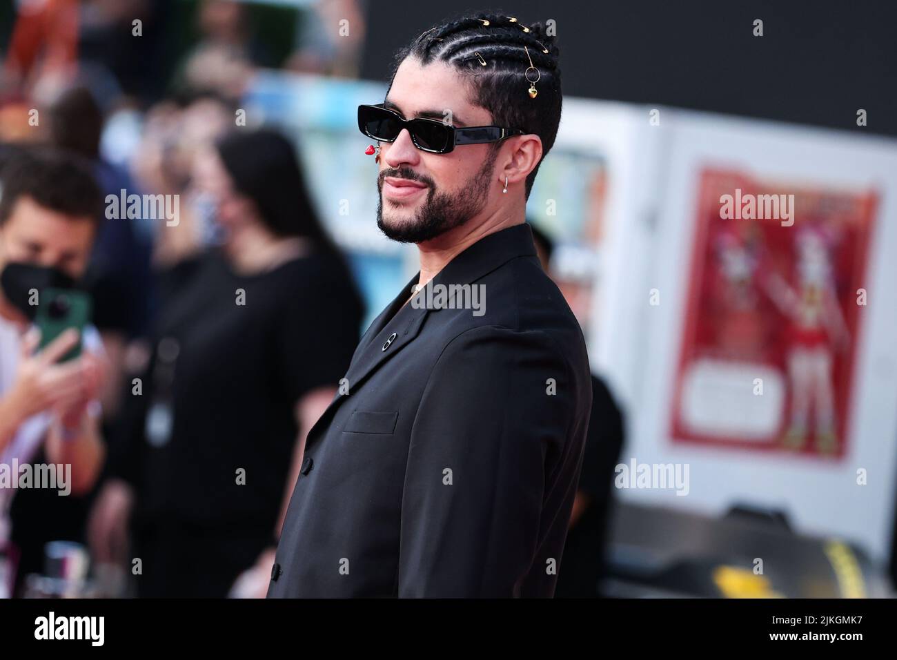 WESTWOOD, LOS ANGELES, CALIFORNIA, USA - AUGUST 01: Puerto Rican rapper ...