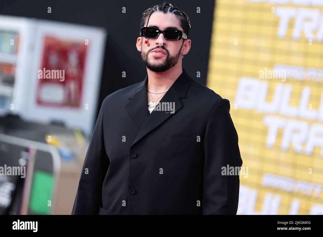 WESTWOOD, LOS ANGELES, CALIFORNIA, USA - AUGUST 01: Puerto Rican rapper ...