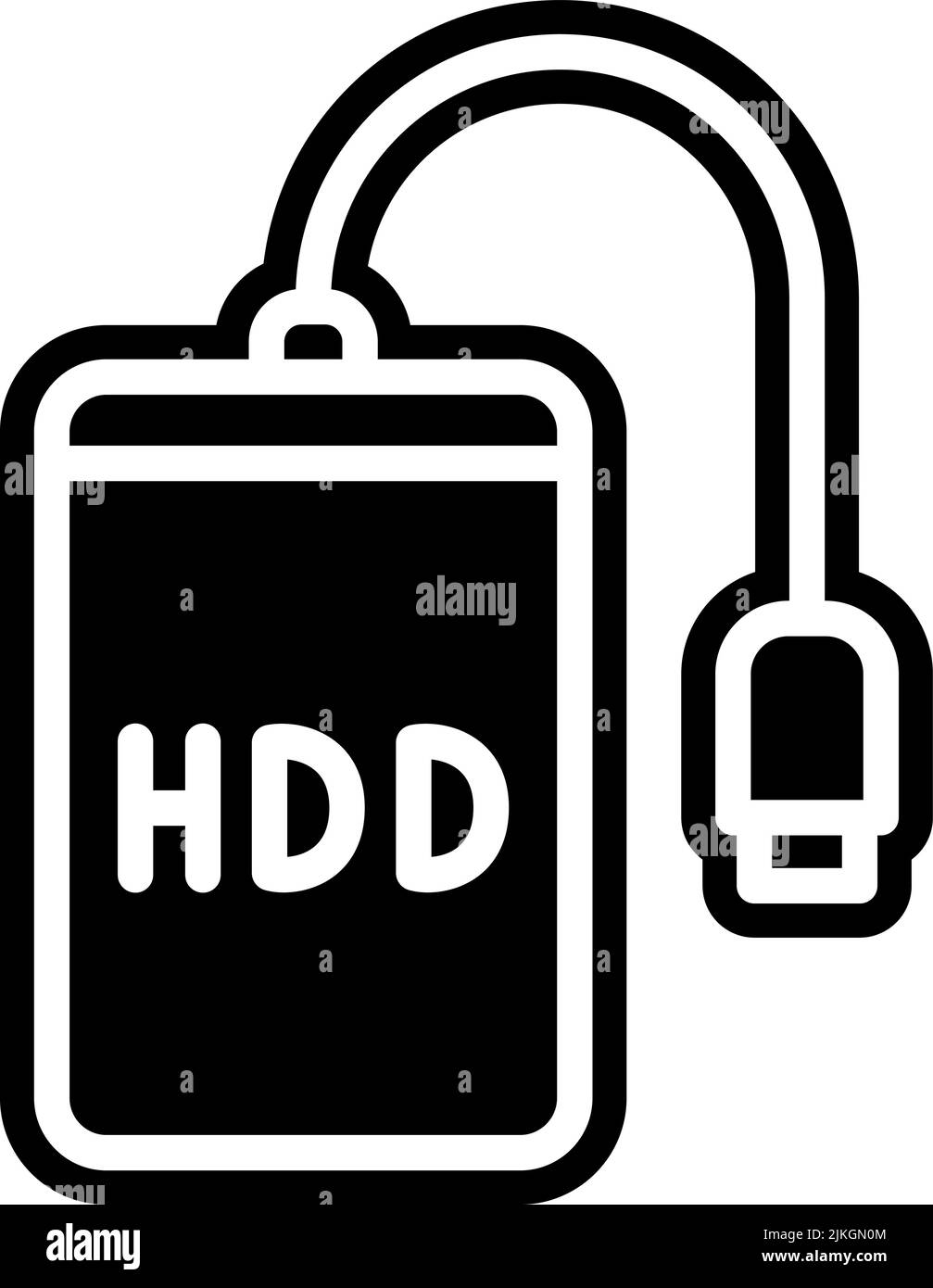hard disk drive icon black vector illustration Stock Vector Image & Art - Alamy
