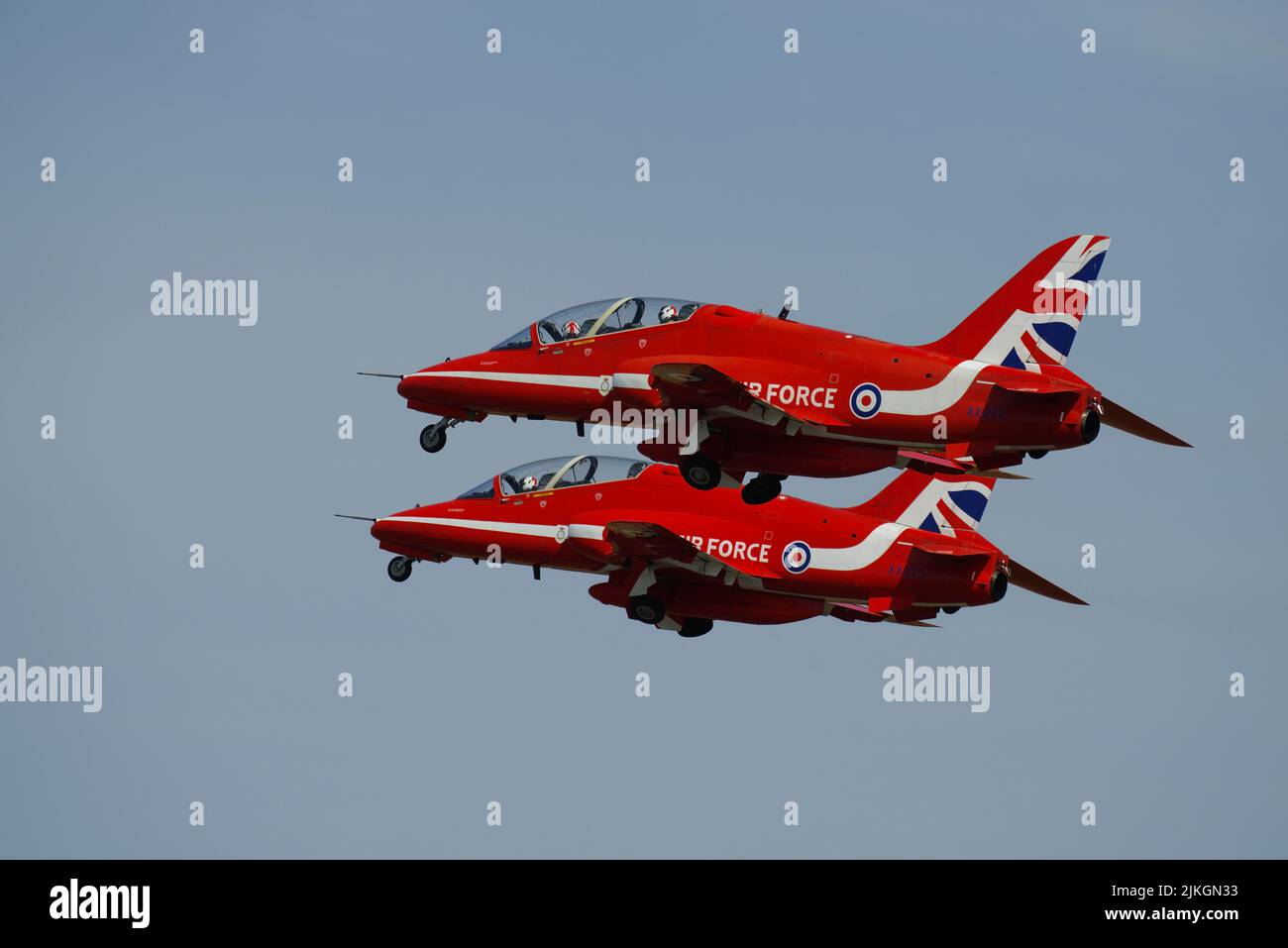 RAF Aerobatic Team, Red Arrows, RIAT 2022, RAF Fairford, Gloucestershire Stock Photo - Alamy