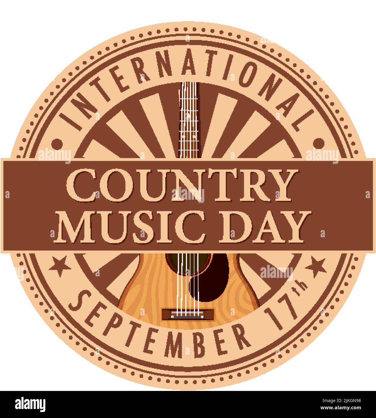 International Country Music Day illustration Stock Vector Image & Art ...