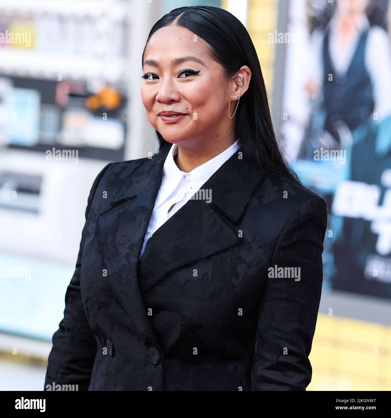 WESTWOOD, LOS ANGELES, CALIFORNIA, USA - AUGUST 01: Stephanie Hsu arrives at the Los Angeles ...