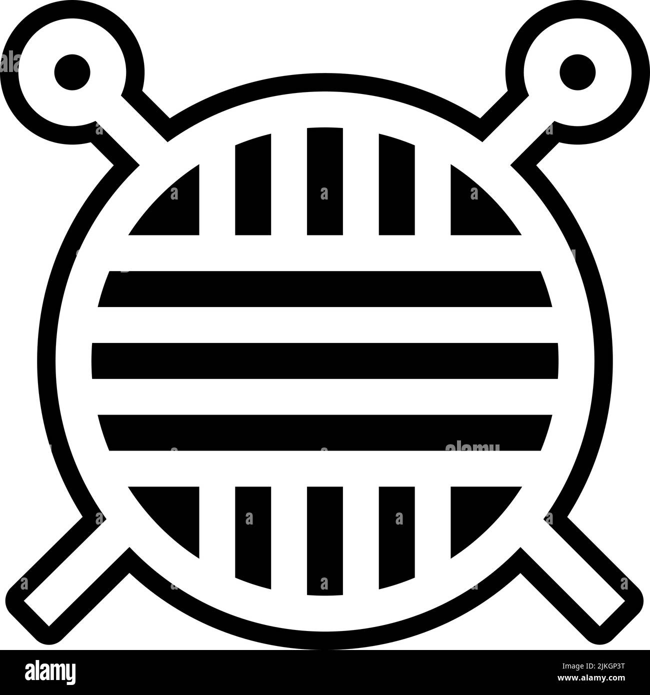 knitting icon black vector illustration Stock Vector Image & Art - Alamy
