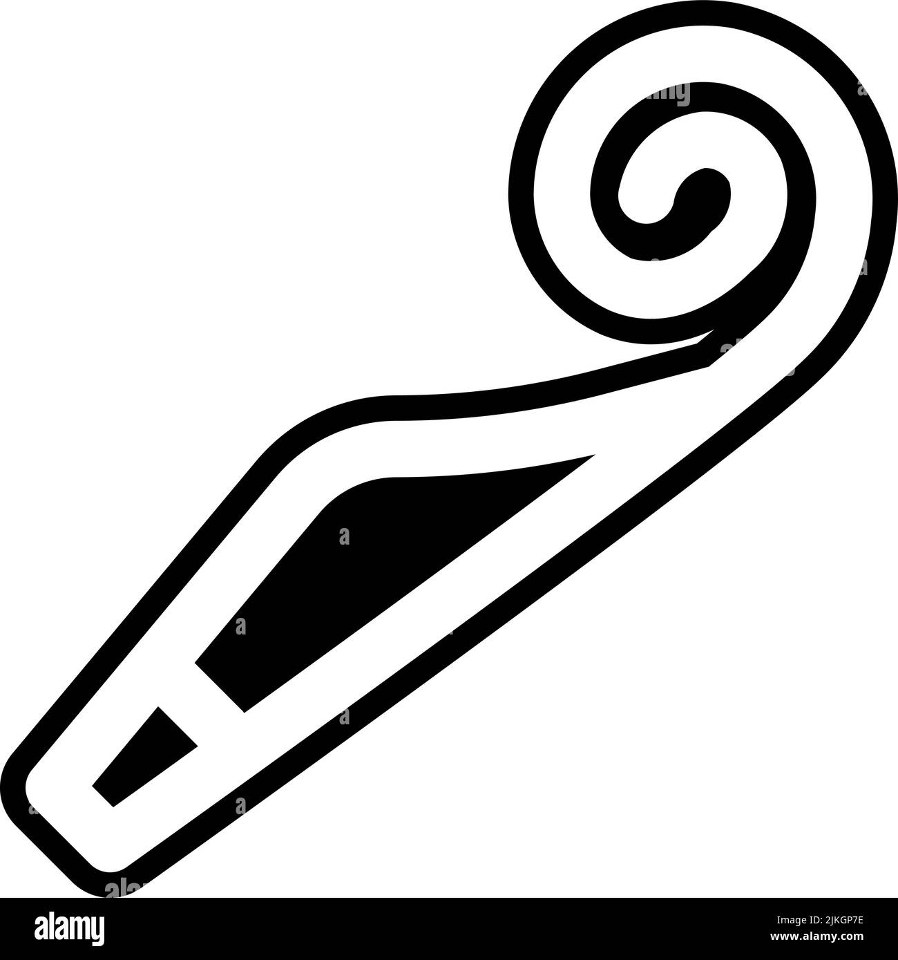 Birthday Blower Drawing