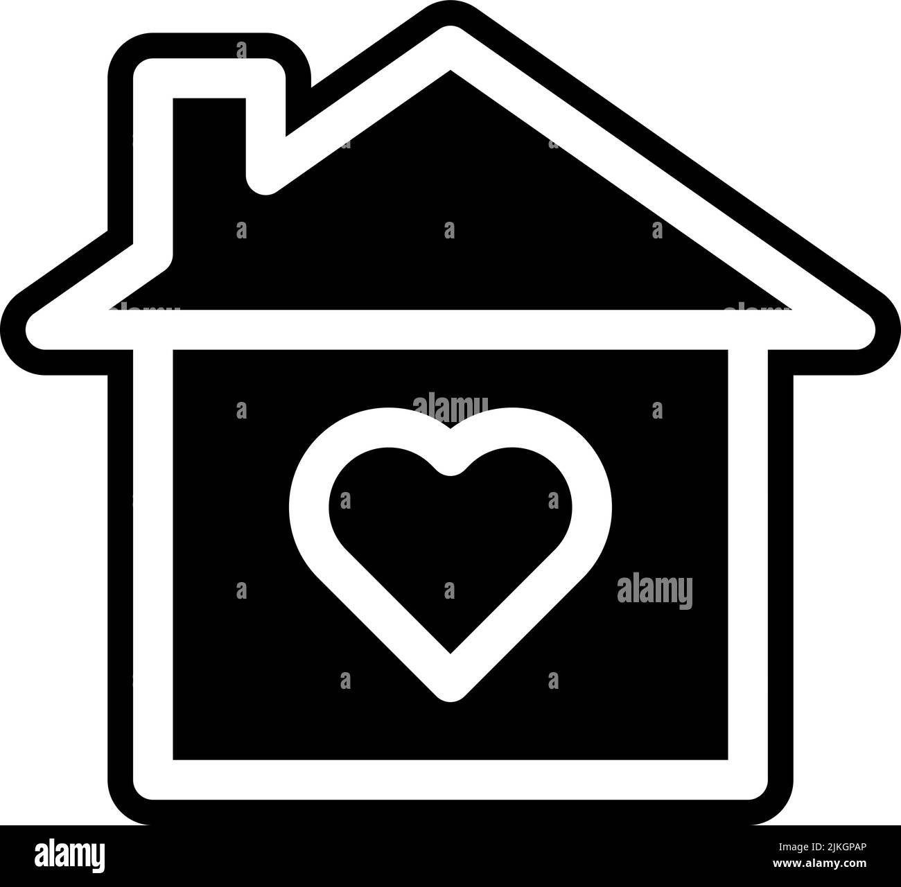 home icon black vector illustration Stock Vector Image & Art - Alamy