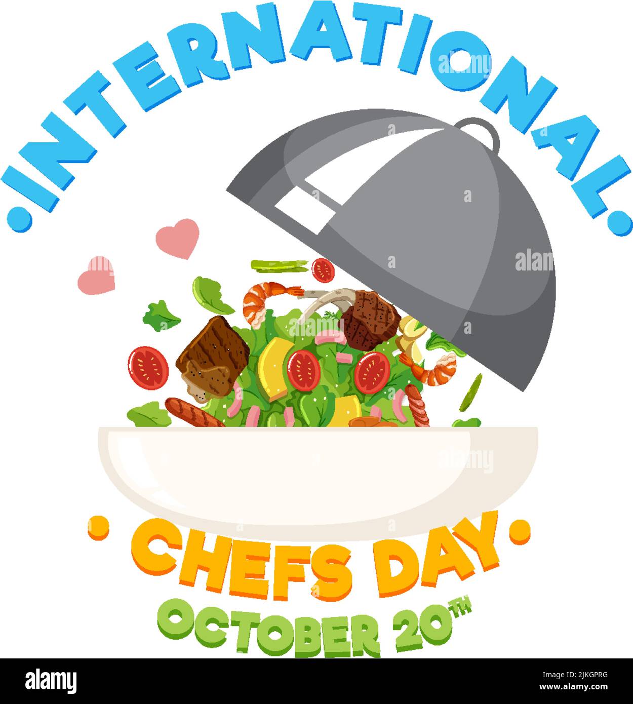 International Chef Day Poster Design illustration Stock Vector Image ...