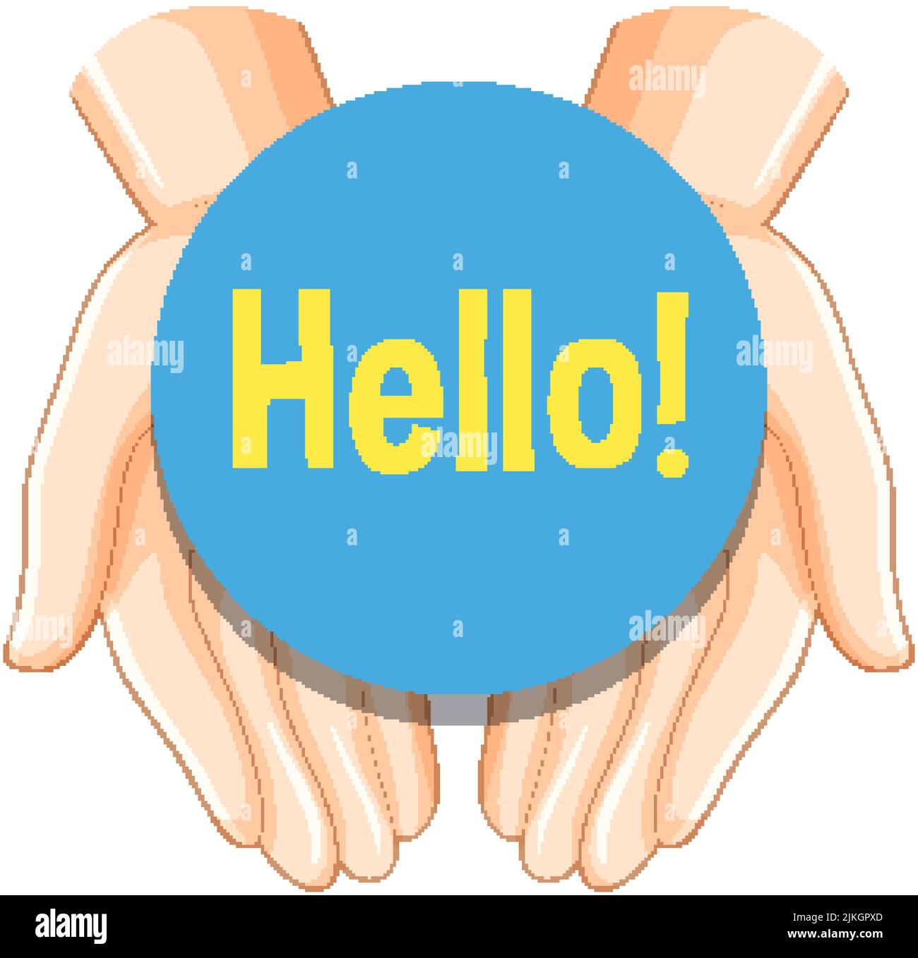 Hello speech bubble vector illustration Stock Vector Image & Art - Alamy