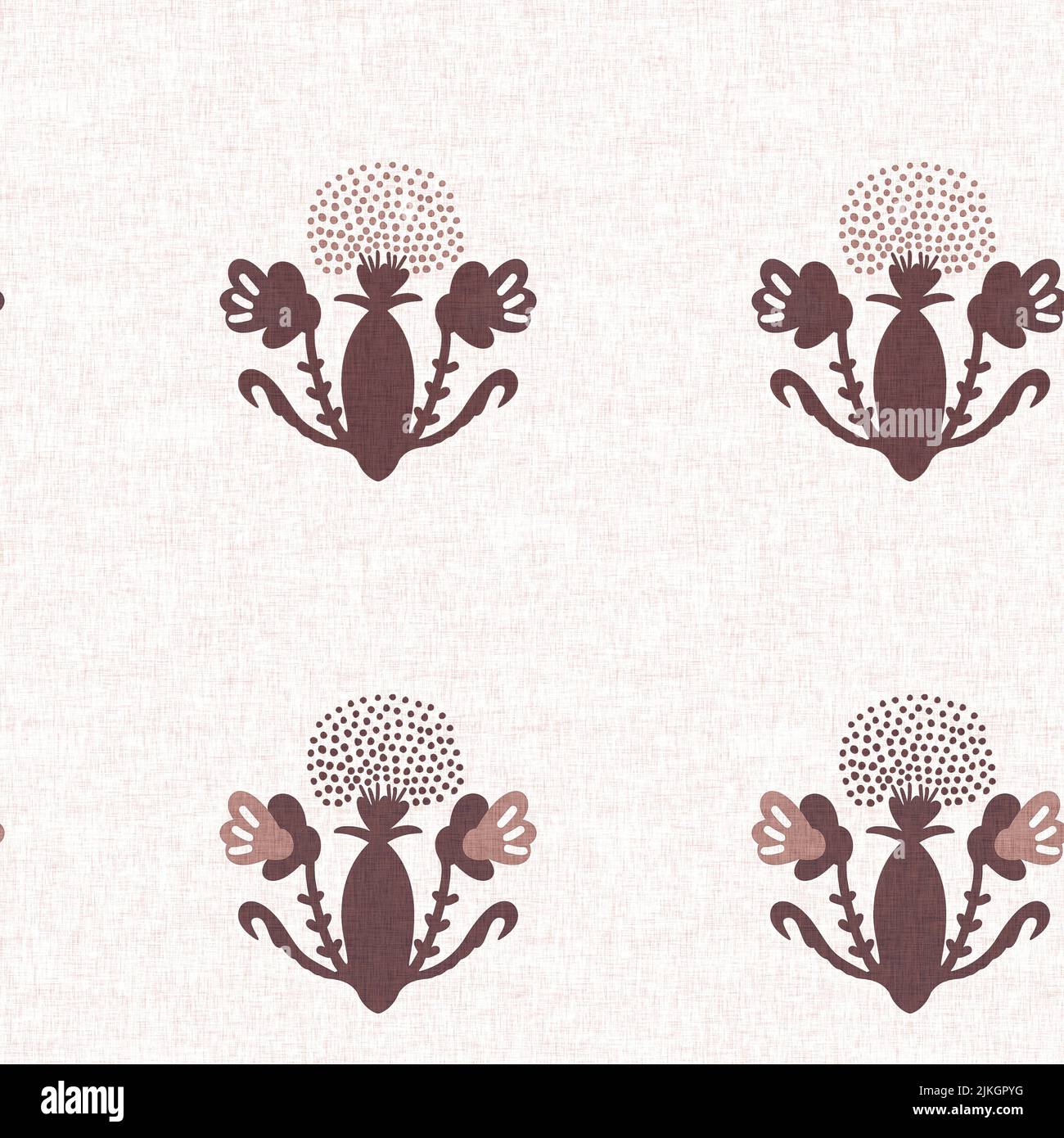 Calm newborn minimal floral seamless pattern. Gender neutral baby ...