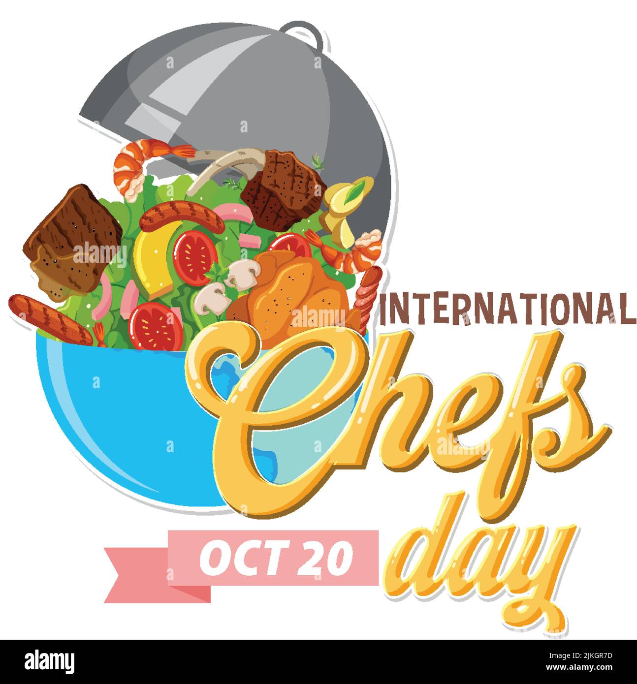 Interntional chef day banner template illustration Stock Vector Image ...