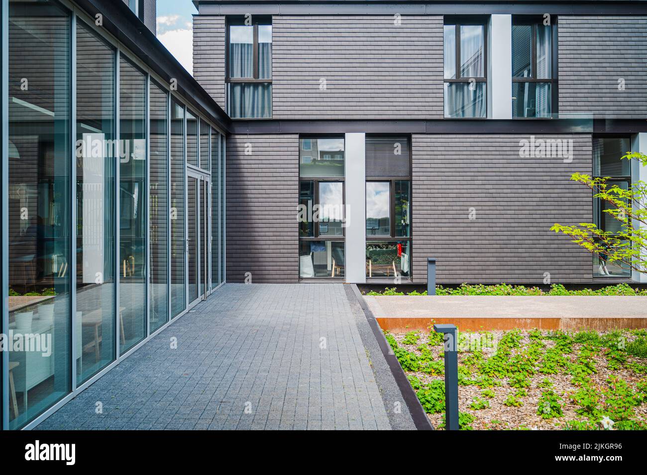 A beautiful view of students' hostel building Stock Photo - Alamy