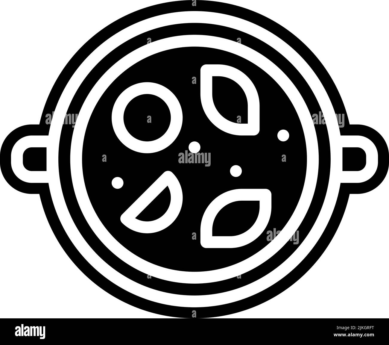 Soup Icon Black Vector Illustration Stock Vector Image Art Alamy