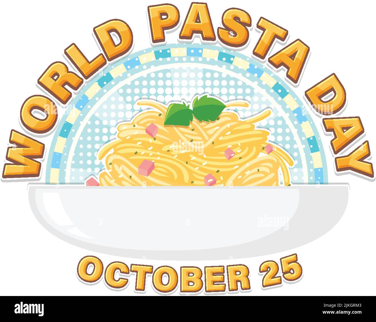 World Pasta Day Banner Design illustration Stock Vector Image & Art - Alamy