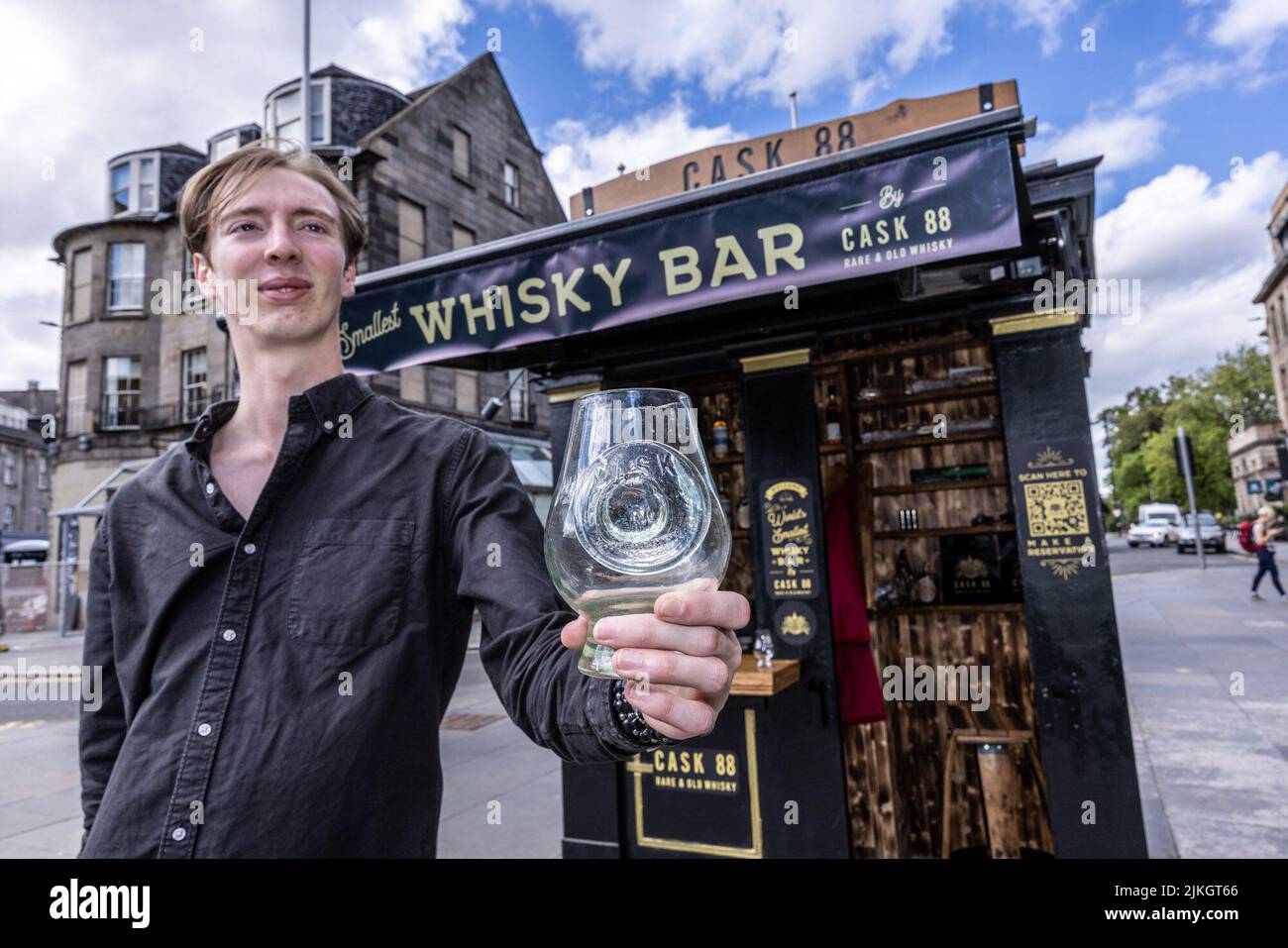Edinburgh, United Kingdom. 02 August, 2022 Pictured: L to R Barman ...