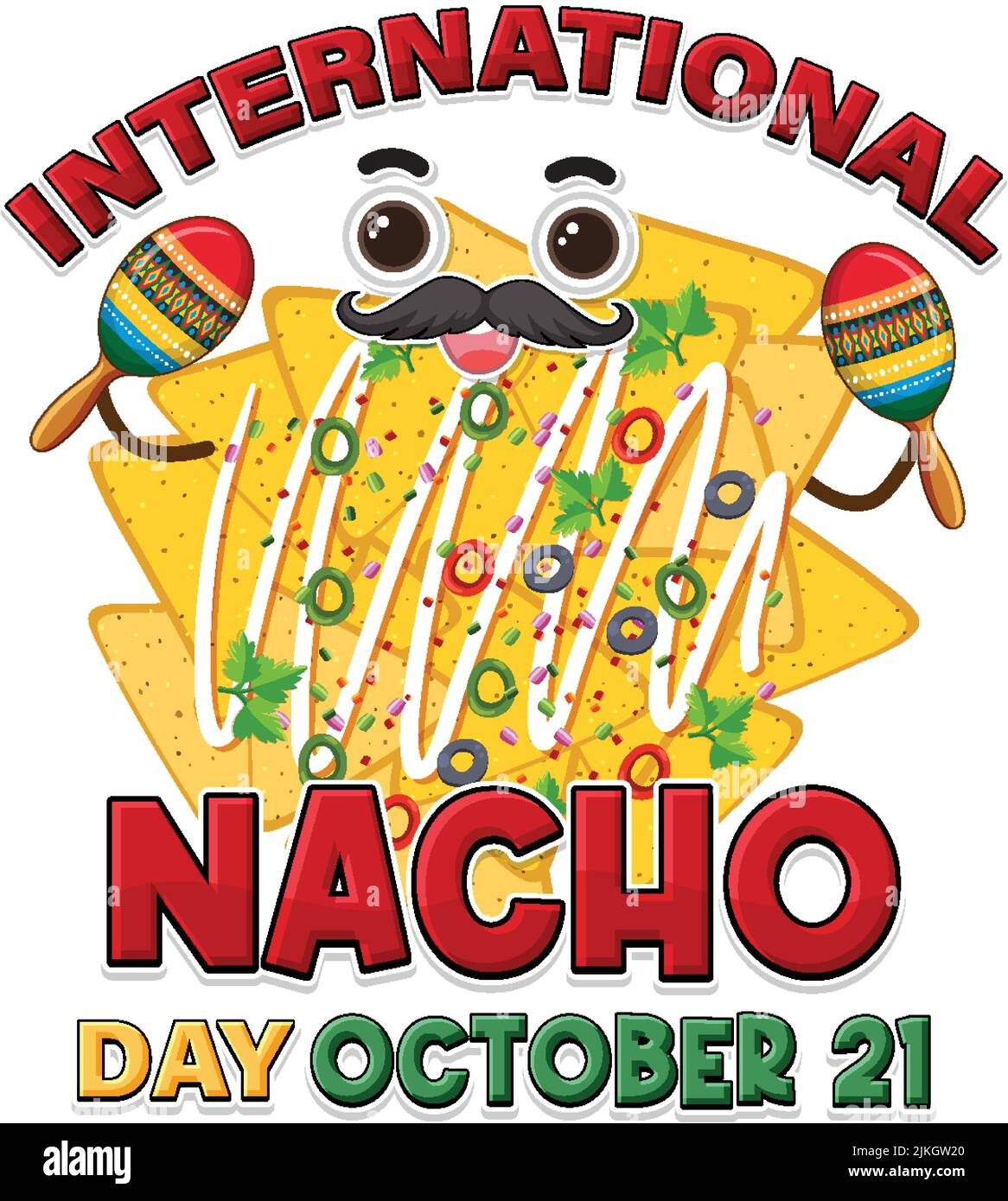 International Nacho Day Banner Design illustration Stock Vector Image ...