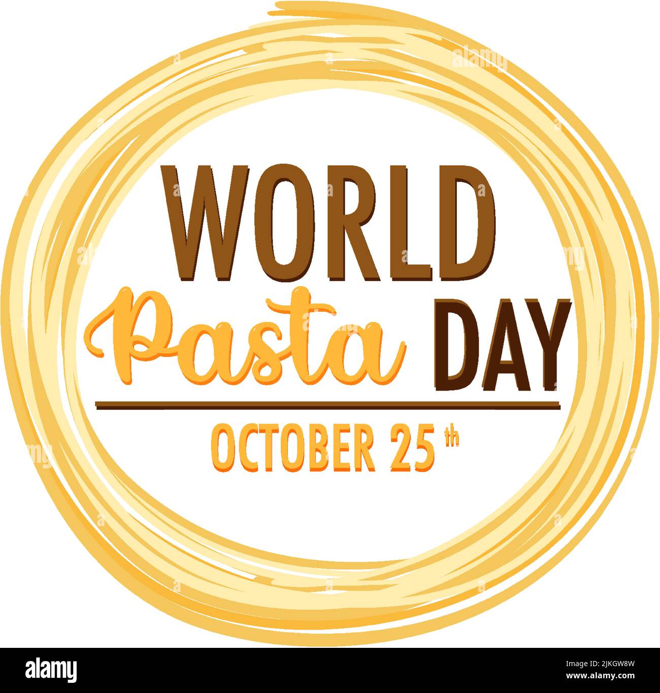 World Pasta Day Banner Design illustration Stock Vector Image & Art - Alamy
