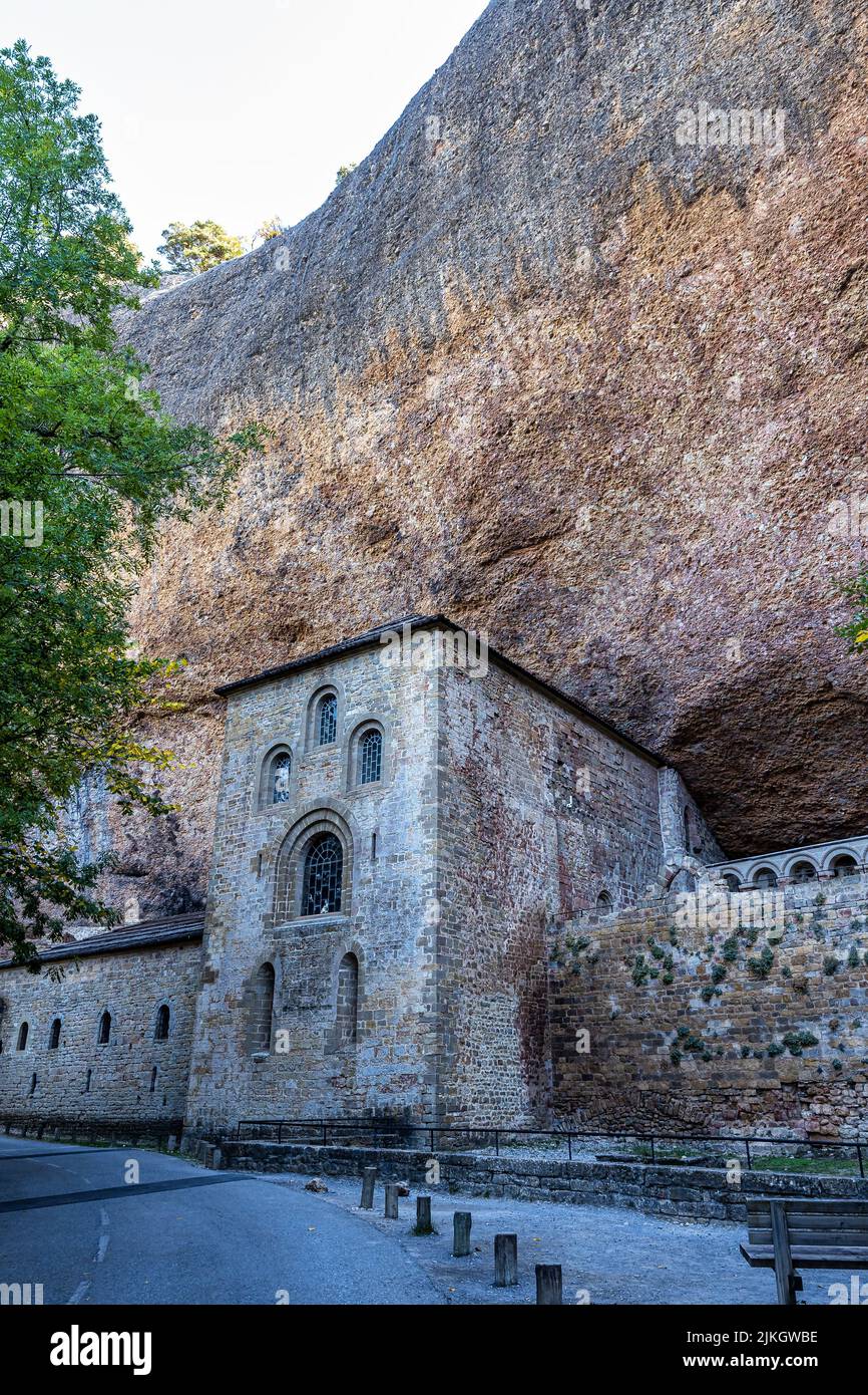 The Royal Monastery Of San Juan De La Pena near Jaca. Huesca, Aragon ...