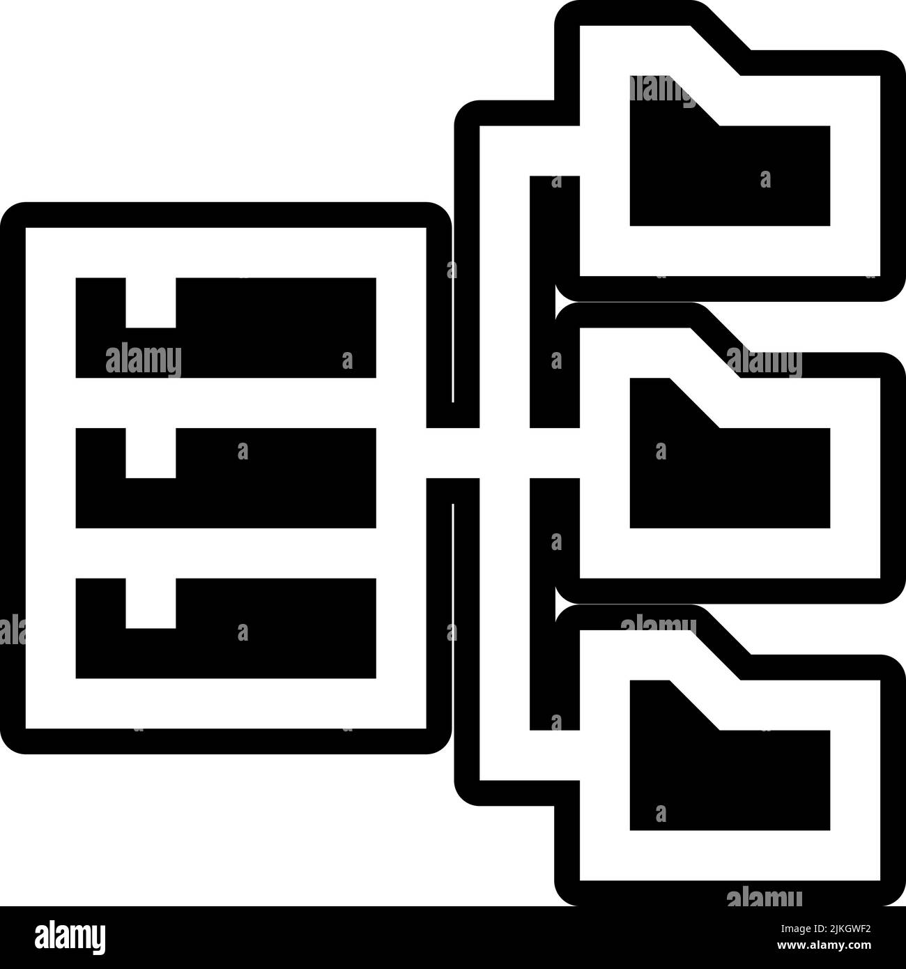 network icon black vector illustration Stock Vector Image & Art - Alamy