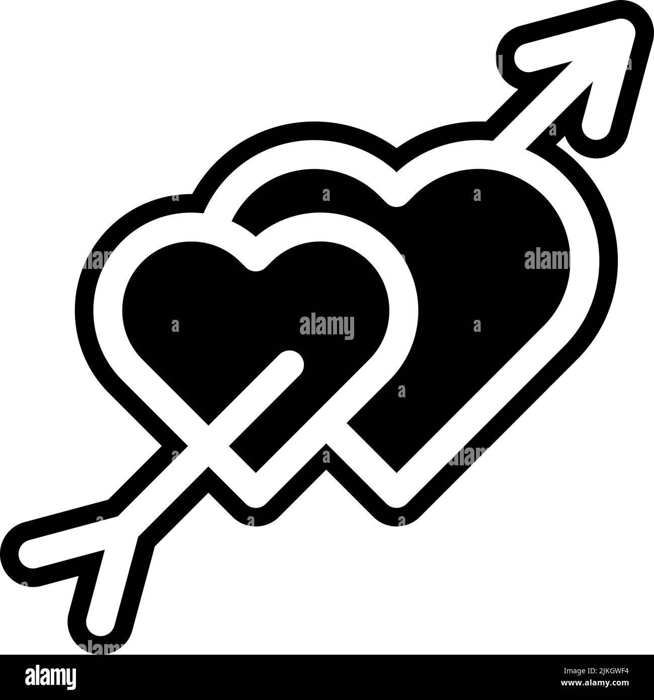 love icon black vector illustration Stock Vector Image & Art - Alamy