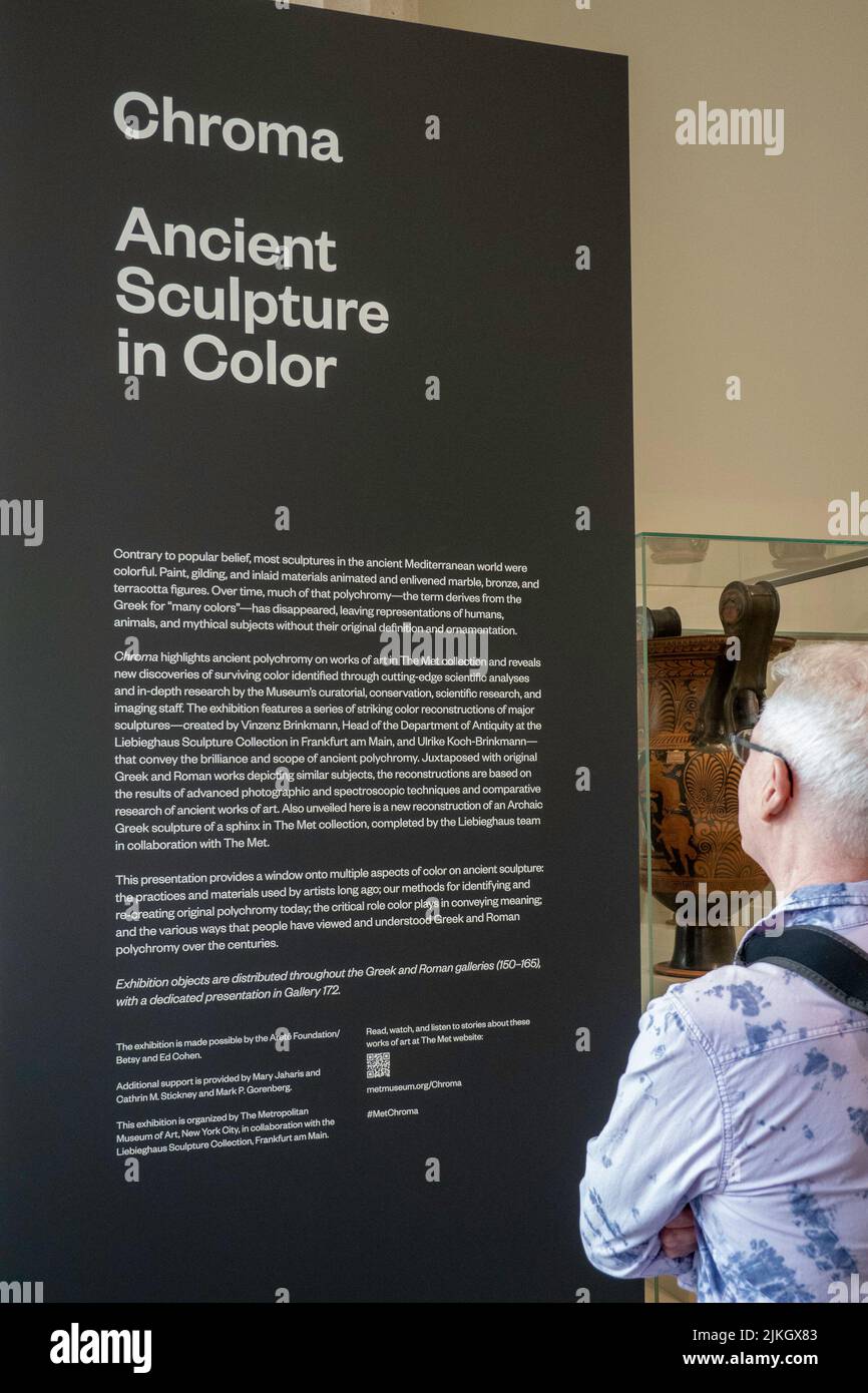 "Chroma: Ancient Sculpture in Color" exhibition at the Metropolitan ...