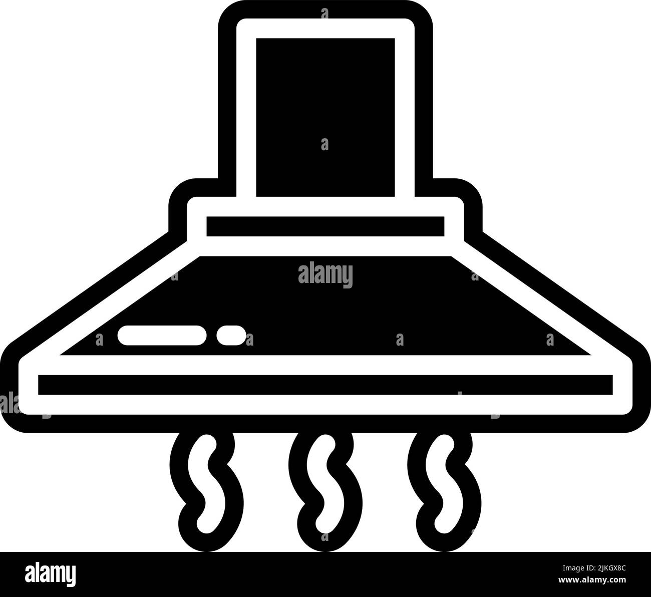 extractor icon black vector illustration Stock Vector Image & Art - Alamy
