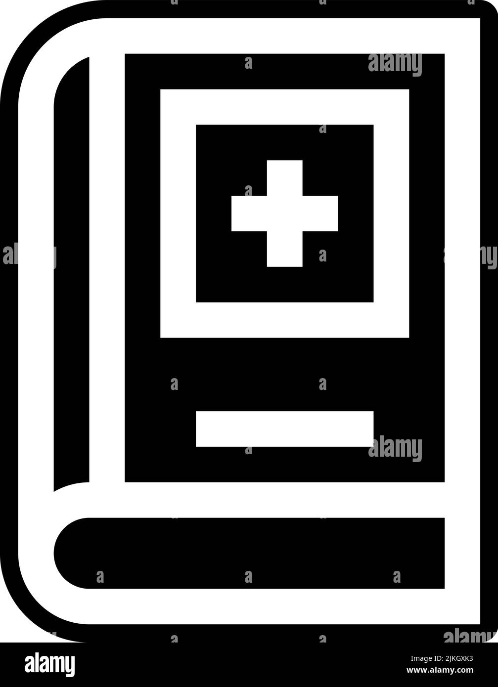 handbook icon black vector illustration Stock Vector Image & Art - Alamy