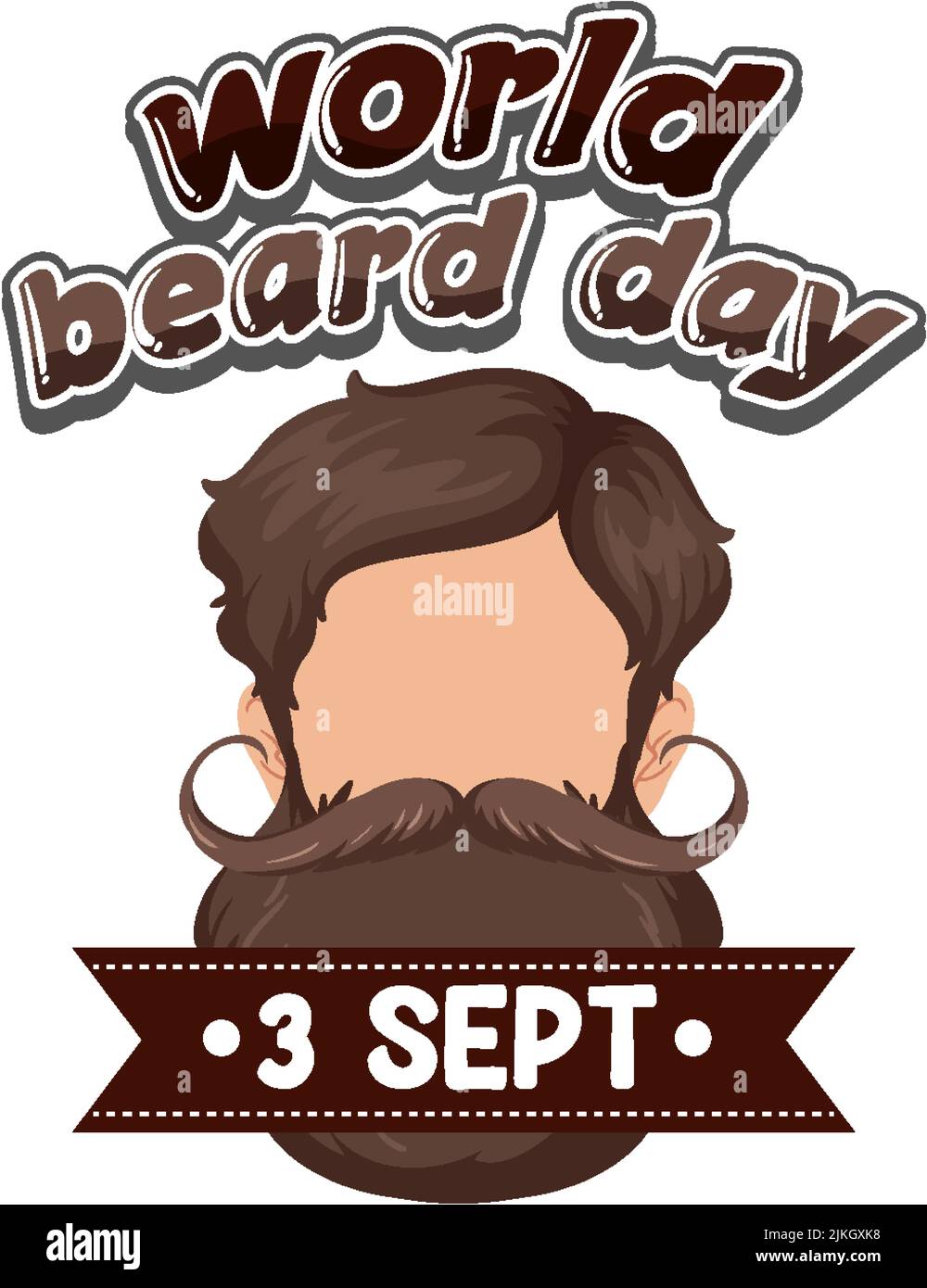 World Beard Day September 3 illustration Stock Vector Image & Art - Alamy