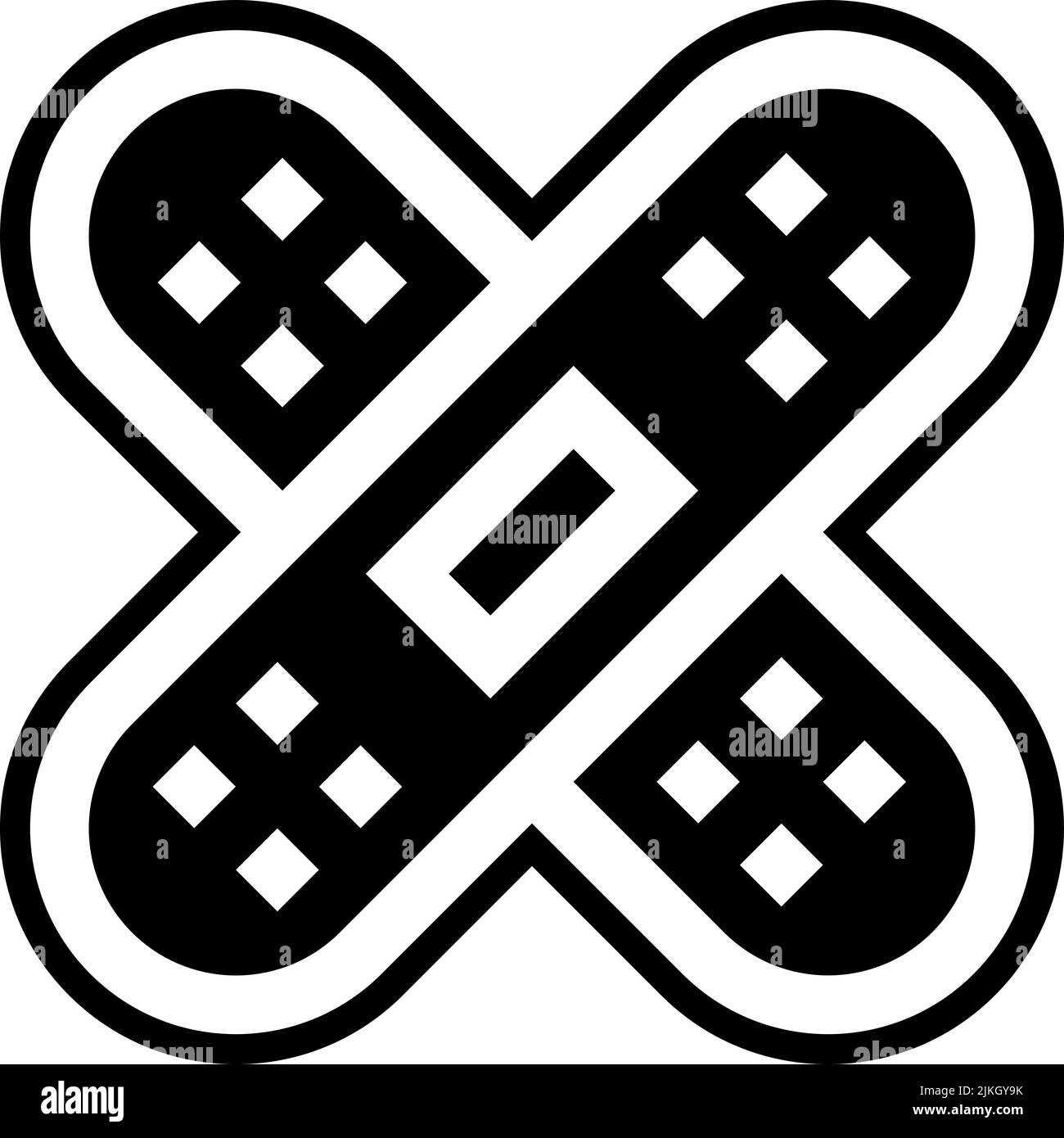 Adhesive plaster vector vectors Black and White Stock Photos & Images ...