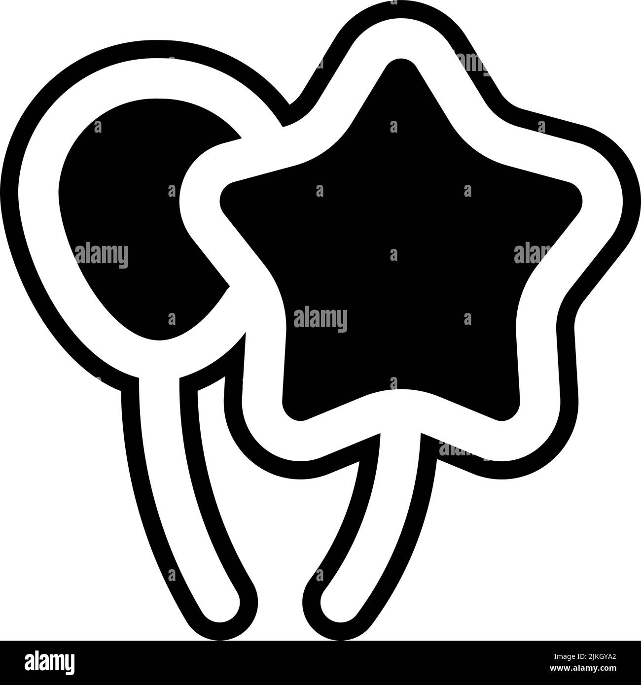 balloons icon black vector illustration Stock Vector Image & Art - Alamy