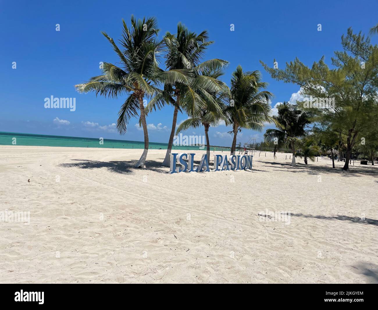 Isla Pasion, in the northern tip of Cozumel island, Mexico Stock Photo ...