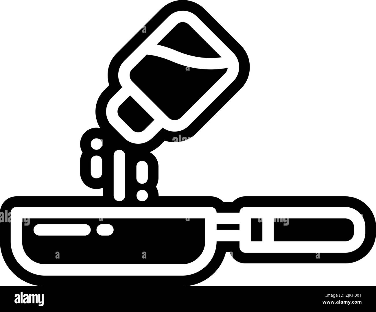 pan icon black vector illustration Stock Vector Image & Art - Alamy