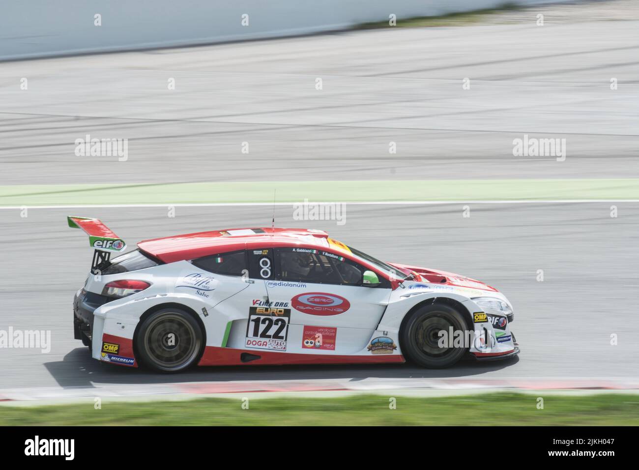 race car running in the track. Renault Megane RS Stock Photo - Alamy
