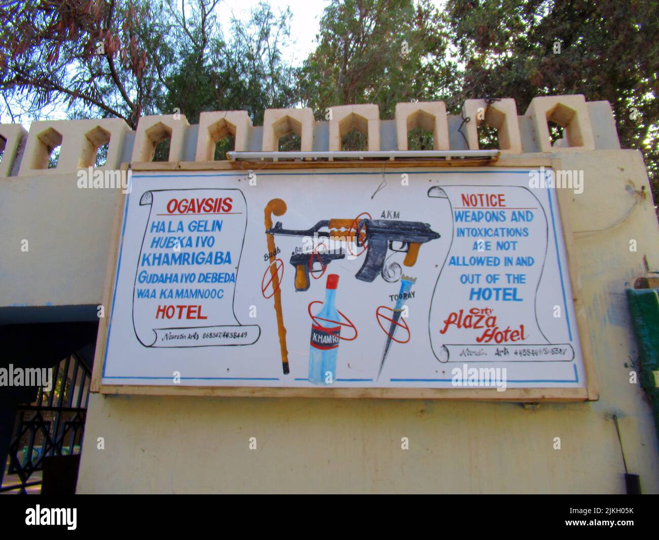 There is a dangerous level of criminal activity by armed militia ...