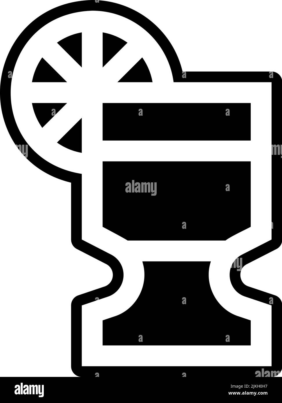 Sour drink glass black Stock Vector Images - Alamy