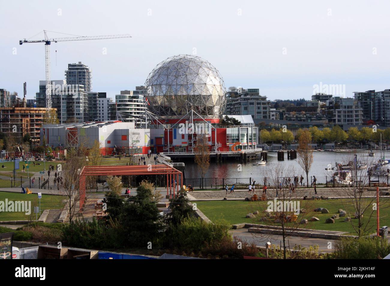 The Science World Museum Exhibition Center on False Creek - Vancouver ...