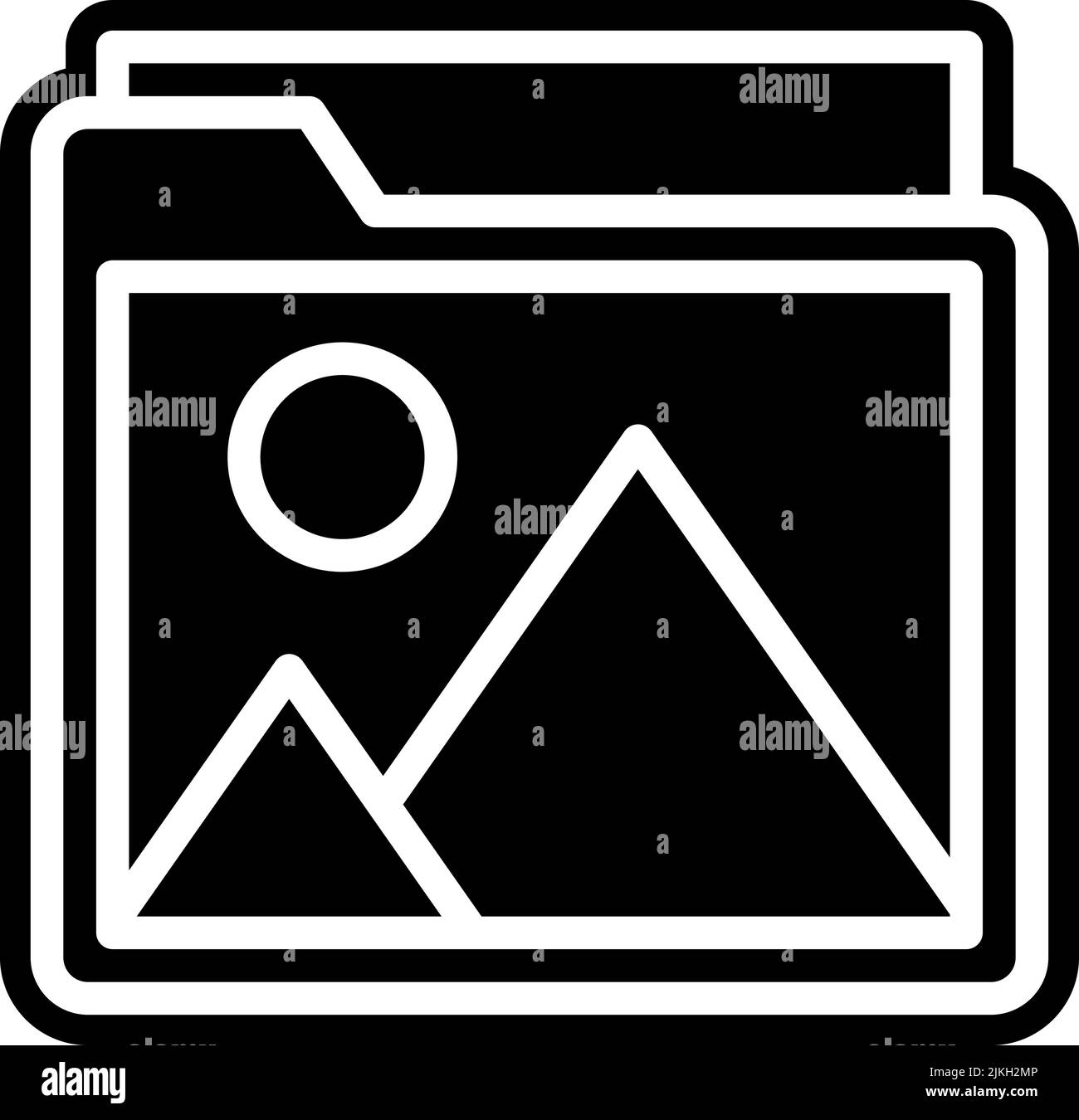 image icon black vector illustration Stock Vector Image & Art - Alamy