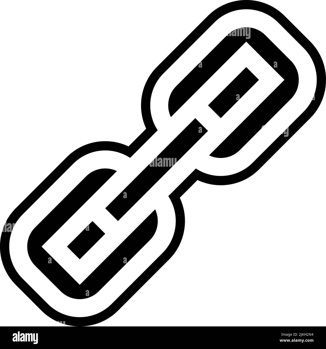 link icon black vector illustration Stock Vector Image & Art - Alamy
